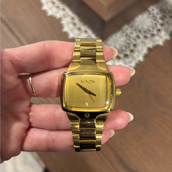 Nixon | Accessories | Nixon Gold Small Player Women Watch | Poshmark